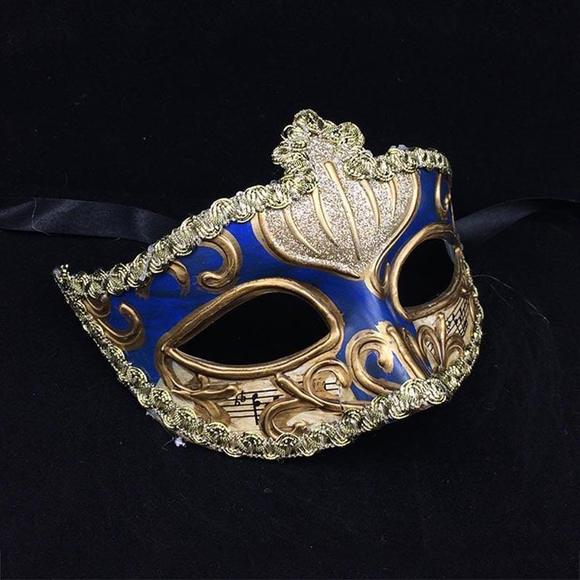 Accessories | Handpainted Venetian Design Masquerade Mask | Poshmark